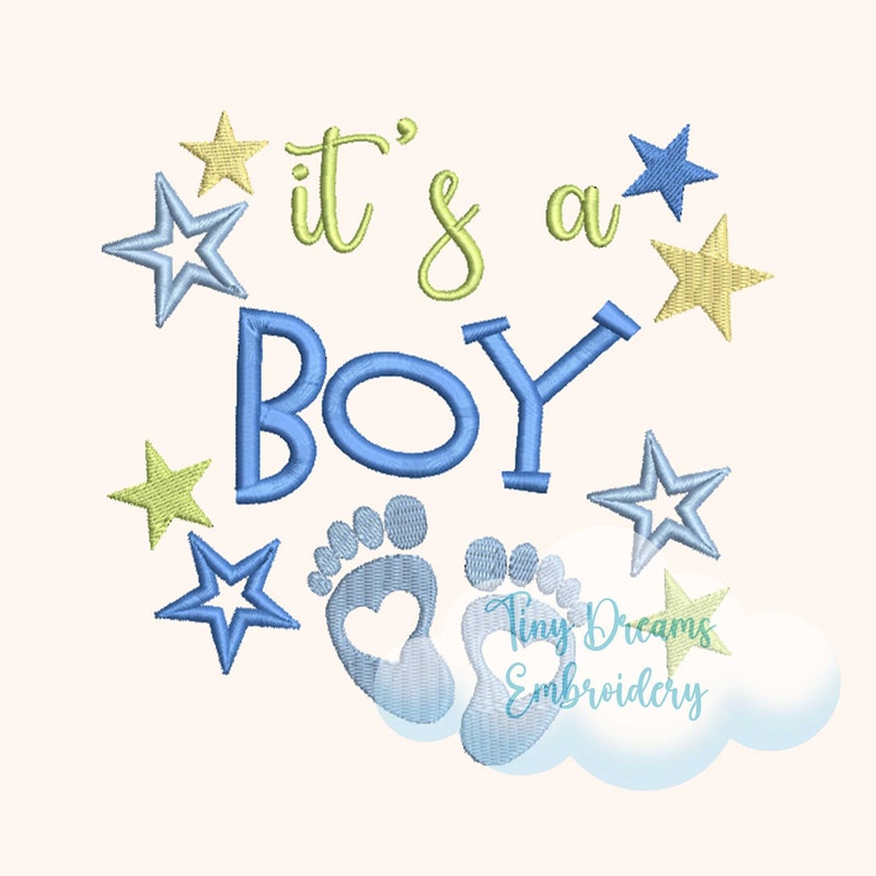 Boy Embroidery - Etsy