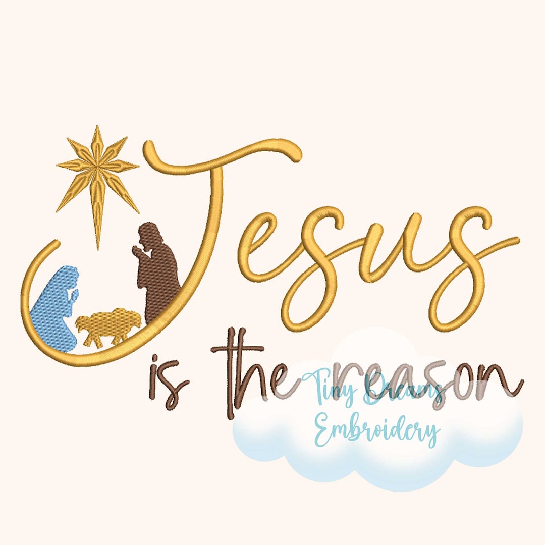 Motif de broderie machine numérique Noël Noël Jésus motif motif ...
