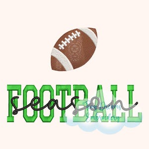 Football Season Digital Machine Embroidery Design Sport Game Embroidery ...