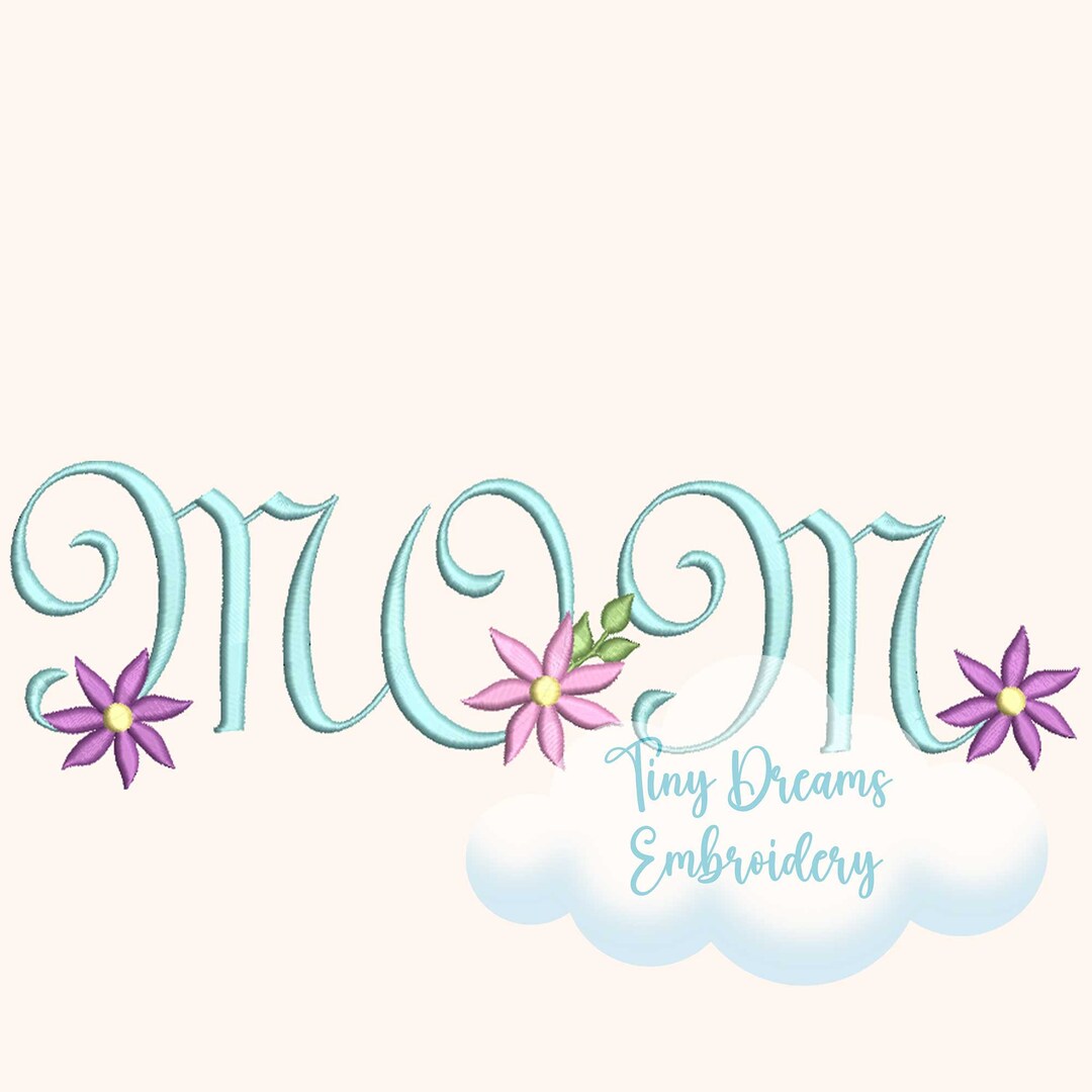 Mom Digital Machine Embroidery Design Mothers Day Design Embroidery ...