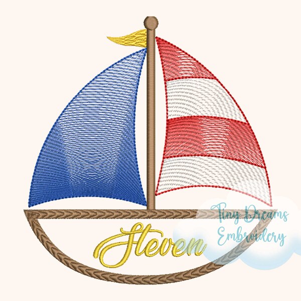 Sailboat Monogram - Etsy