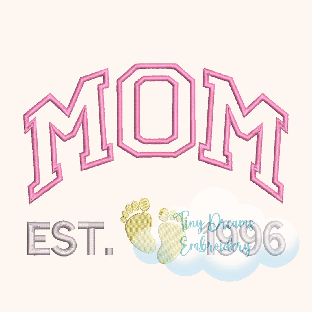 Mom Digital Machine Embroidery Design Established Mother Embroidery ...
