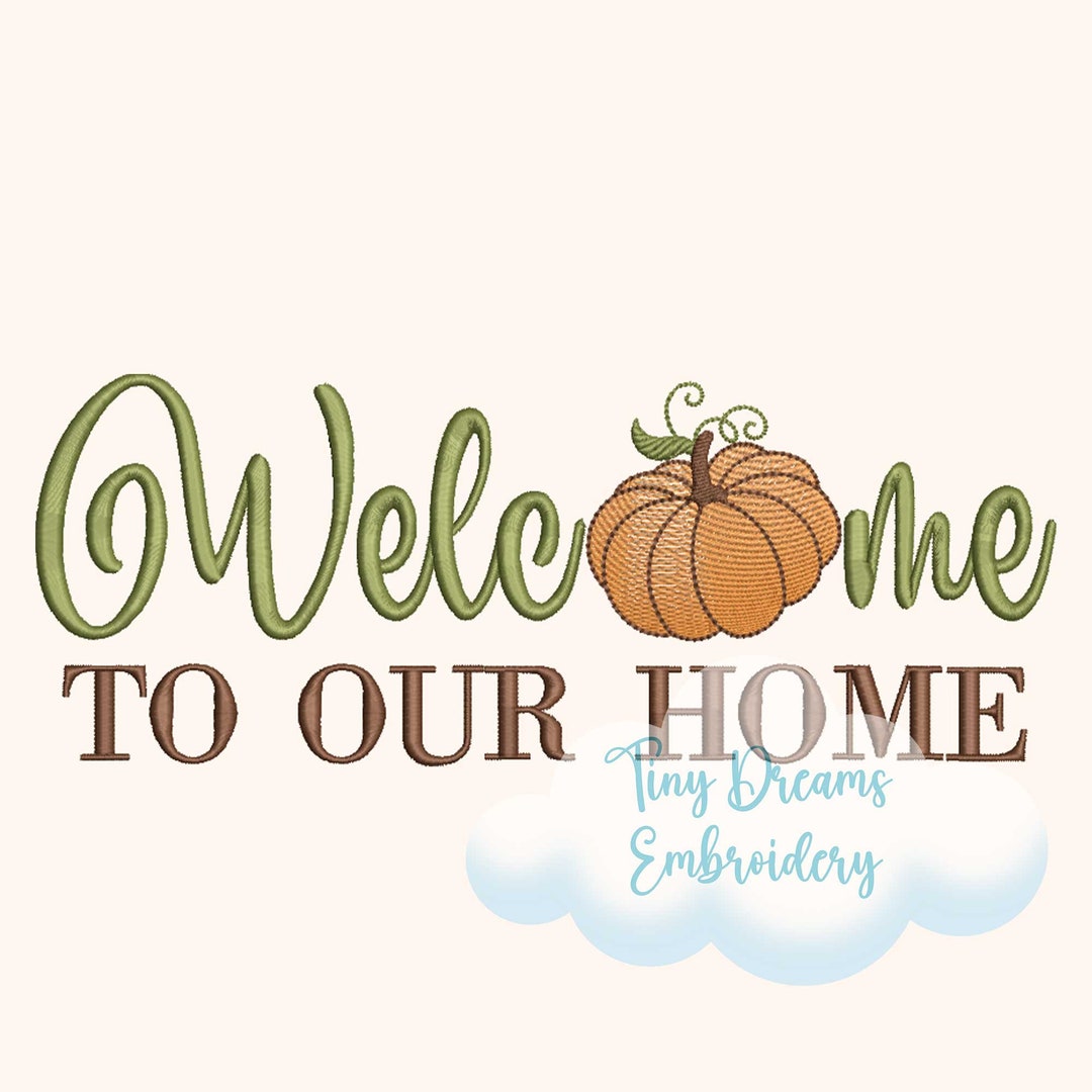 Welcome Digital Machine Embroidery Design Pumpkin Design Embroidery ...