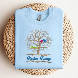 Family Tree Embroidery Design, Personalized Name Monogram (digital ...