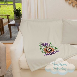 Happy Halloween Digital Machine Embroidery Design Pumpkin Design ...
