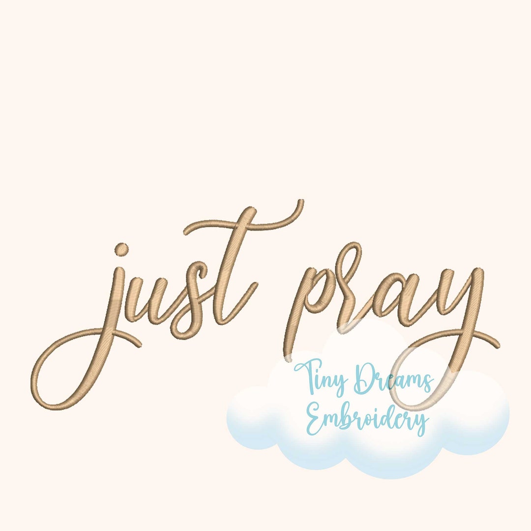 Christian Prayer Embroidery Design: Religious Machine Embroidery ...