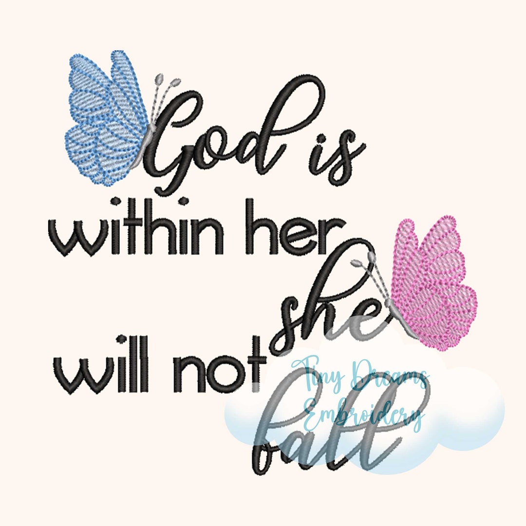 God Faith Digital Machine Embroidery Design Religious Christian ...