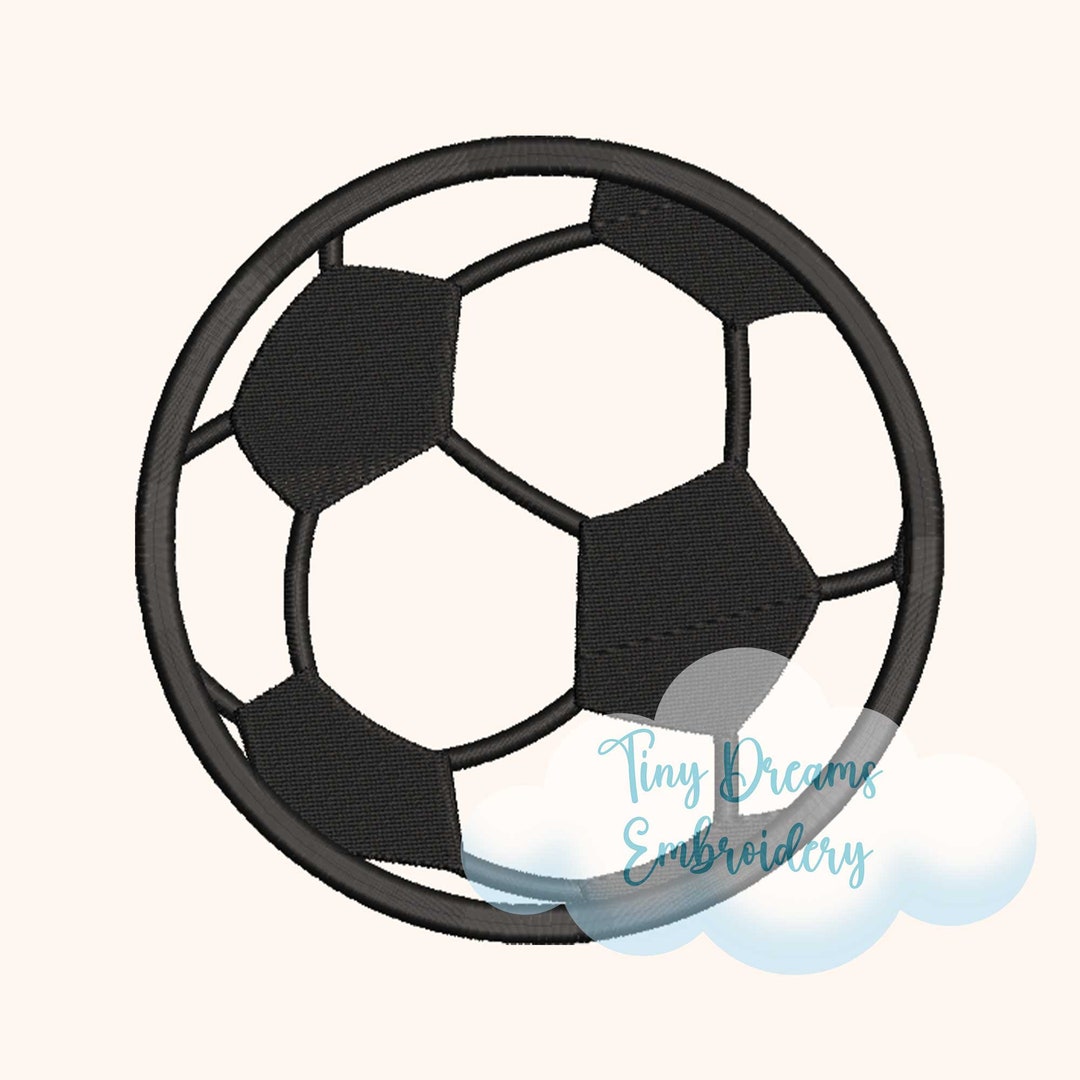 Soccer Ball Machine Embroidery Design: Sport Embroidery (digital ...