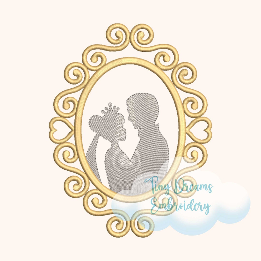Bride Groom Digital Machine Embroidery Design Wedding Design Embroidery ...
