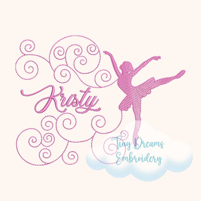Ballerina Monogram - Etsy