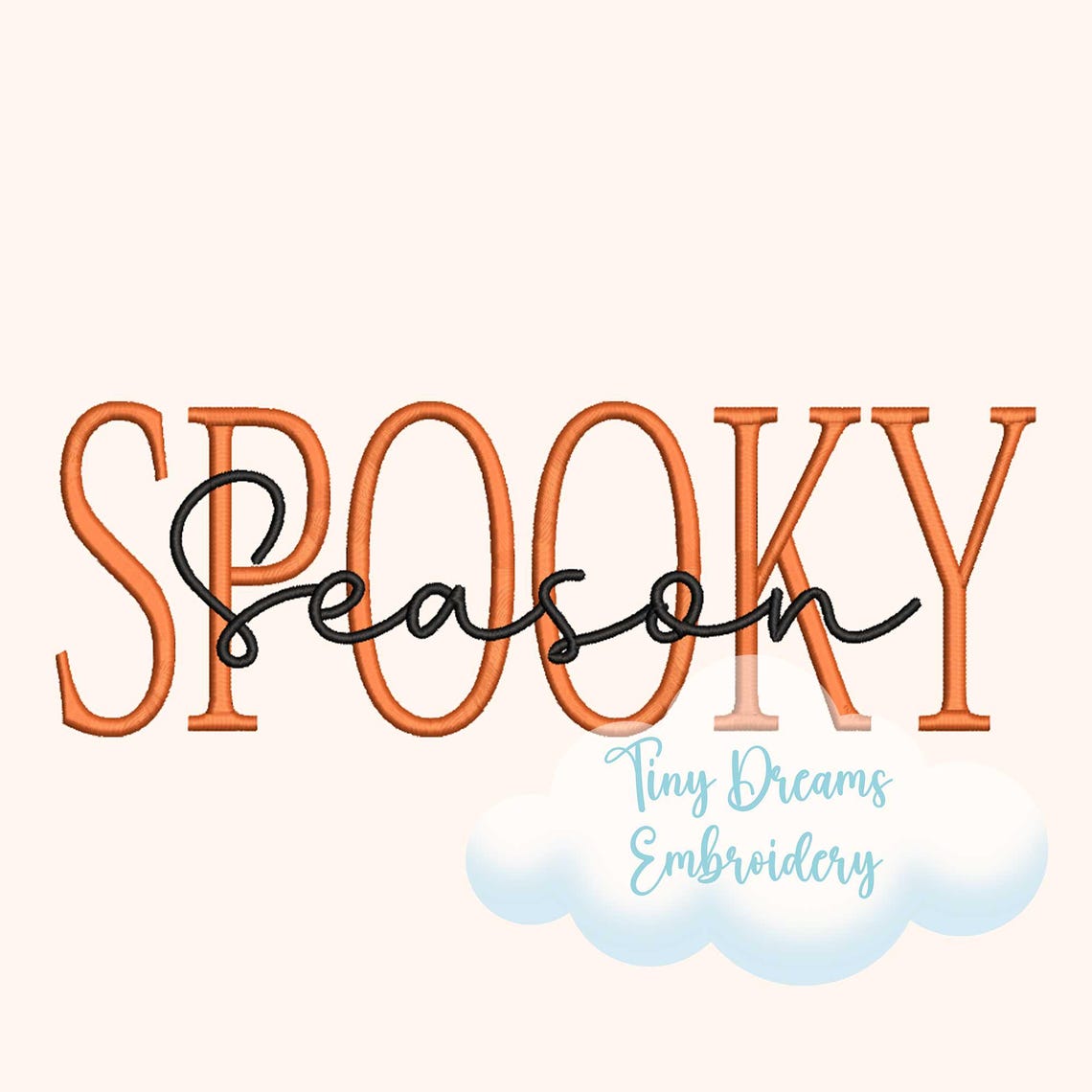 Spooky Halloween Embroidery Design: Machine Embroidery Pattern (digital ...