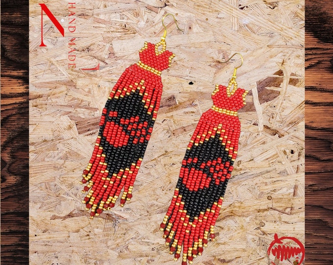 MMIWG Beaded Earrings - Etsy