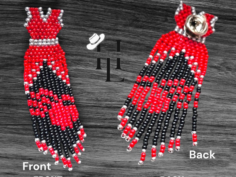 MMIWG Beaded Red Dress Pin - Etsy Canada