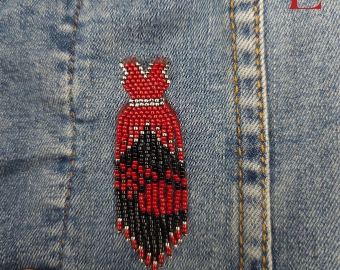 MMIWG Red Dress Beaded Earrings - Etsy Canada