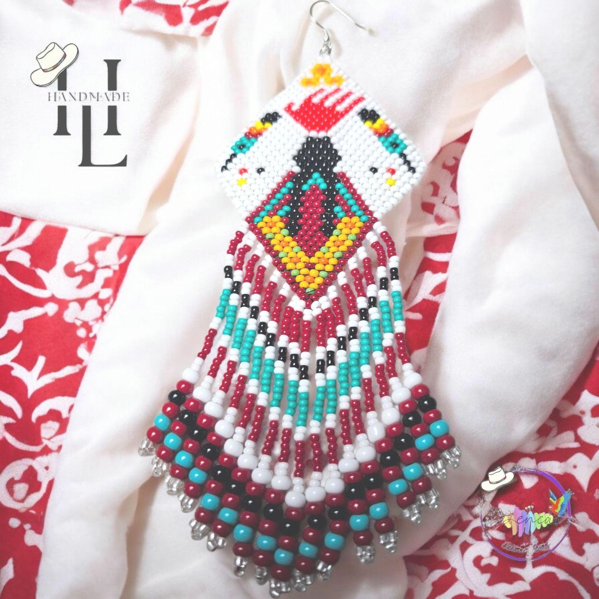 MMIW - Missing and Murdered Indigenous Women Beaded Fringe Earrings - Etsy