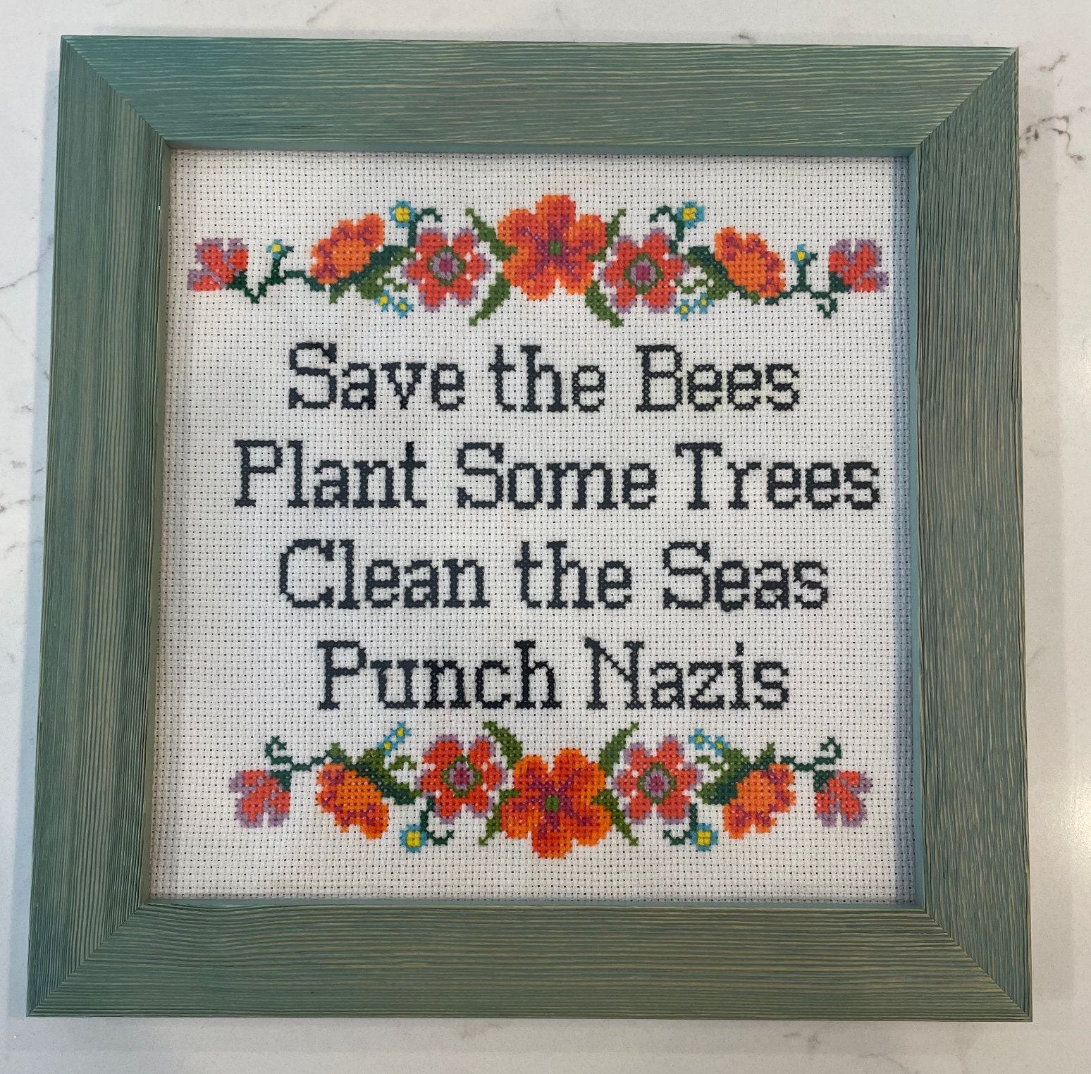 Punch Nazis Cross Stitch Pattern PDF File - Etsy