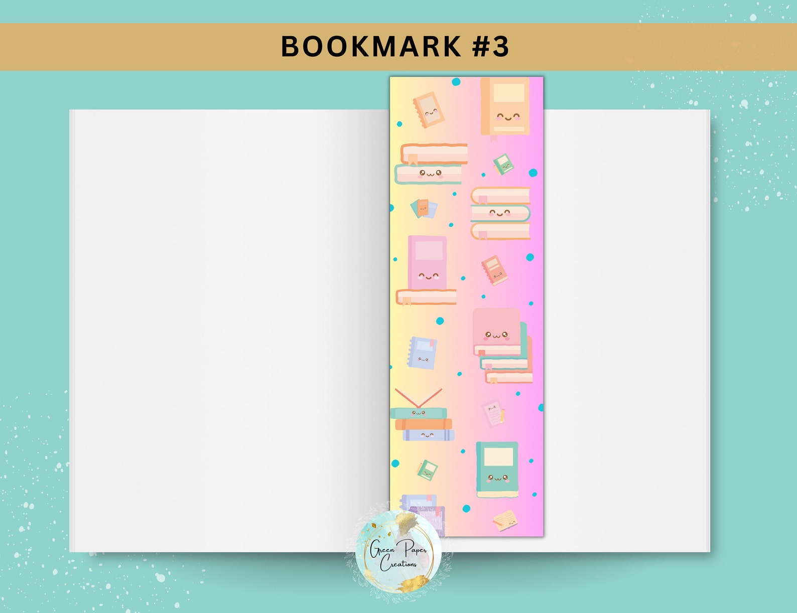 Bookmark Bundle Cute Bookmarks for Kids Cute Books - Etsy
