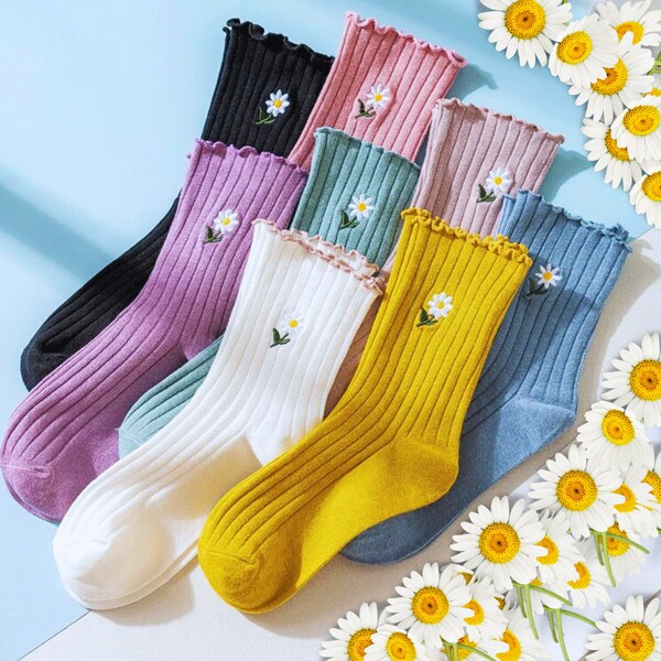 EMBROIDERED SOCKS - Etsy