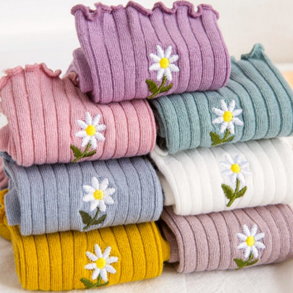 Embroidered Socks - Etsy