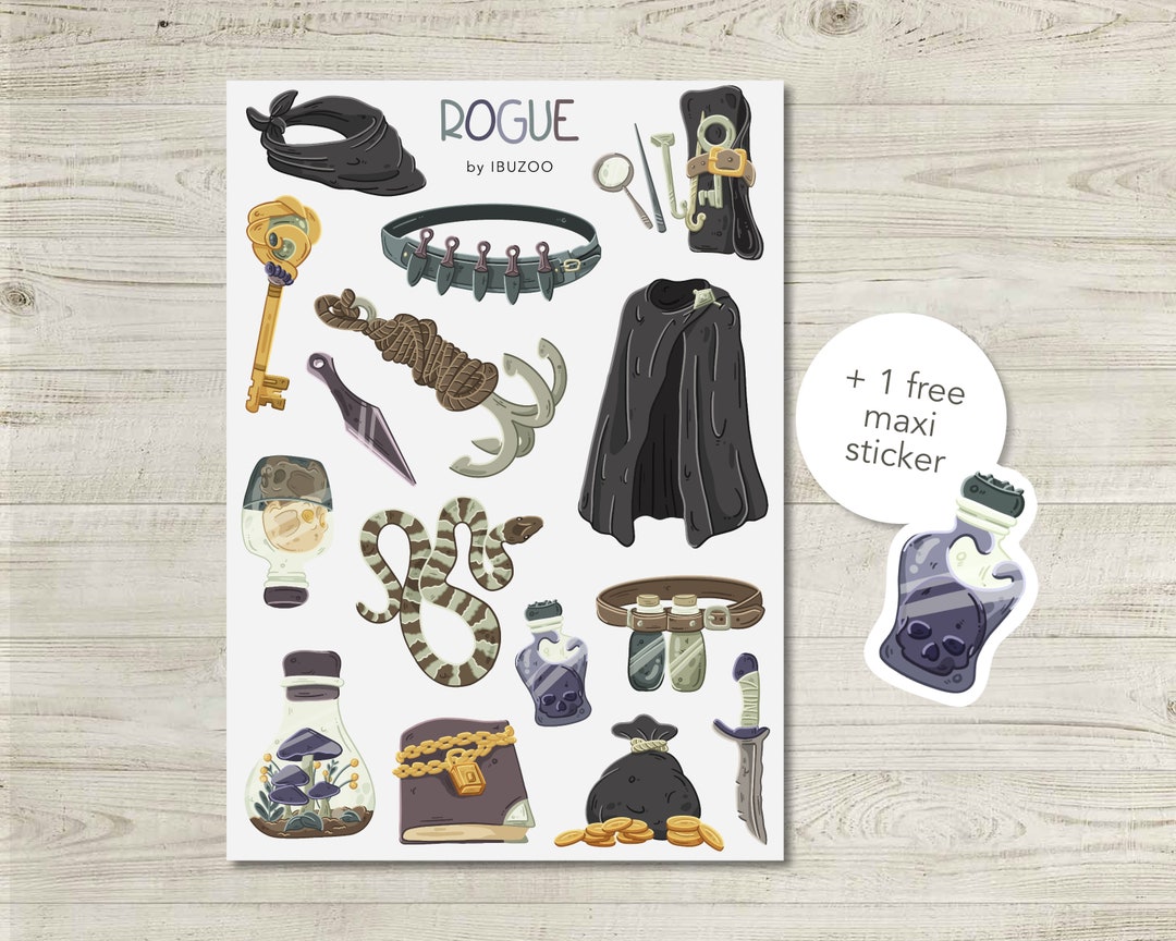 Sticker Sheet Rogue Bullet Journal Stickers Scrapbook Stickers Planner ...