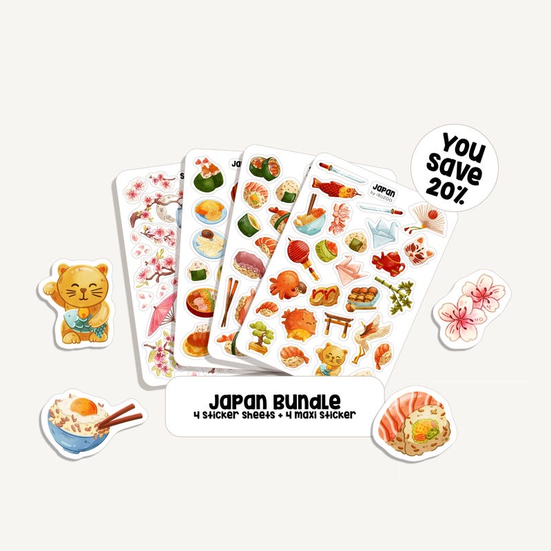Japanese Stickers - Etsy