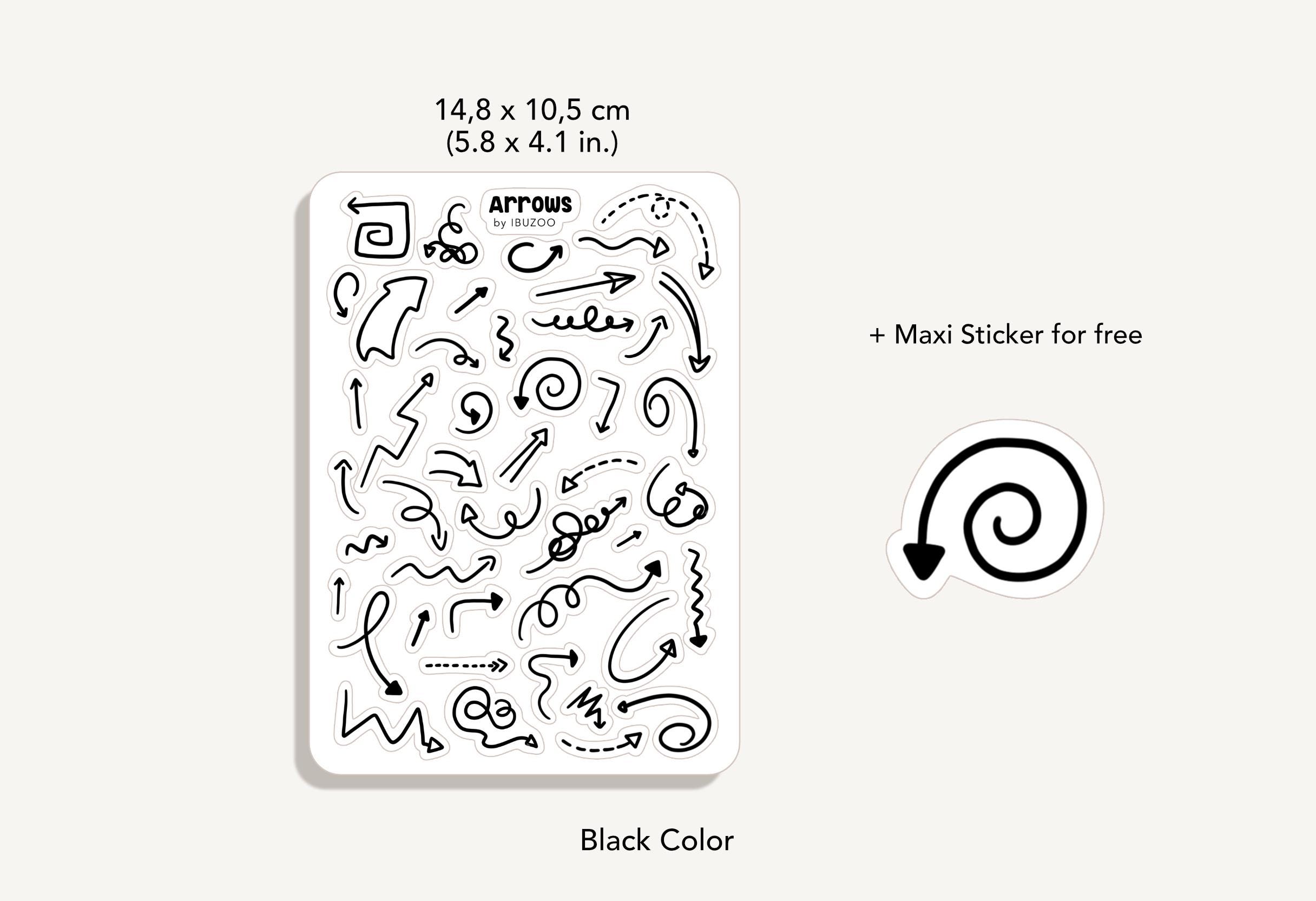 Sticker Sheet Arrows | Bullet Journal Stickers - Scrapbooking - Planner ...