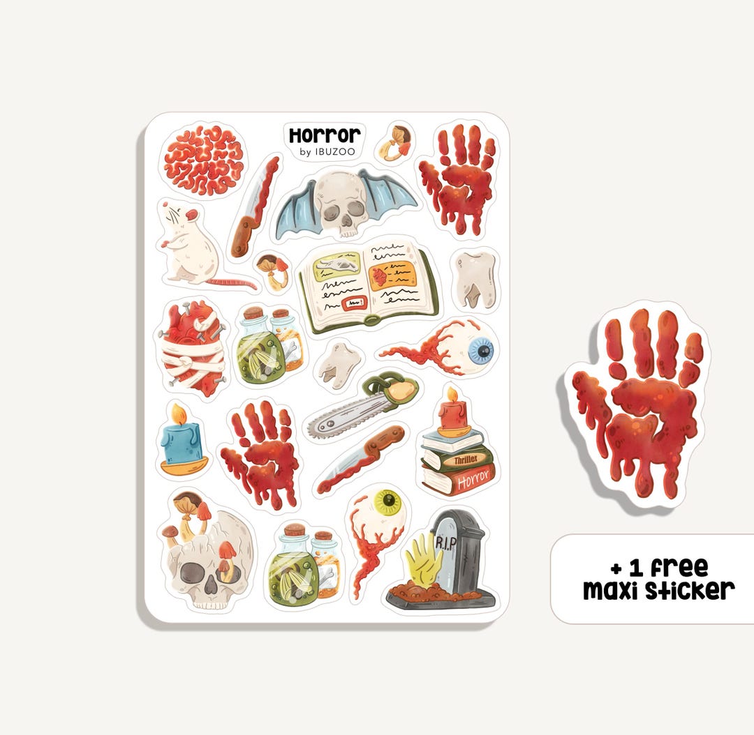 Sticker Sheet Horror | Bullet Journal - Scrapbook - Planner ...
