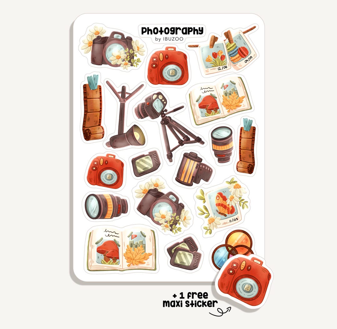 Sticker Sheet Photography | Bullet Journal - Scrapbook - Planner ...