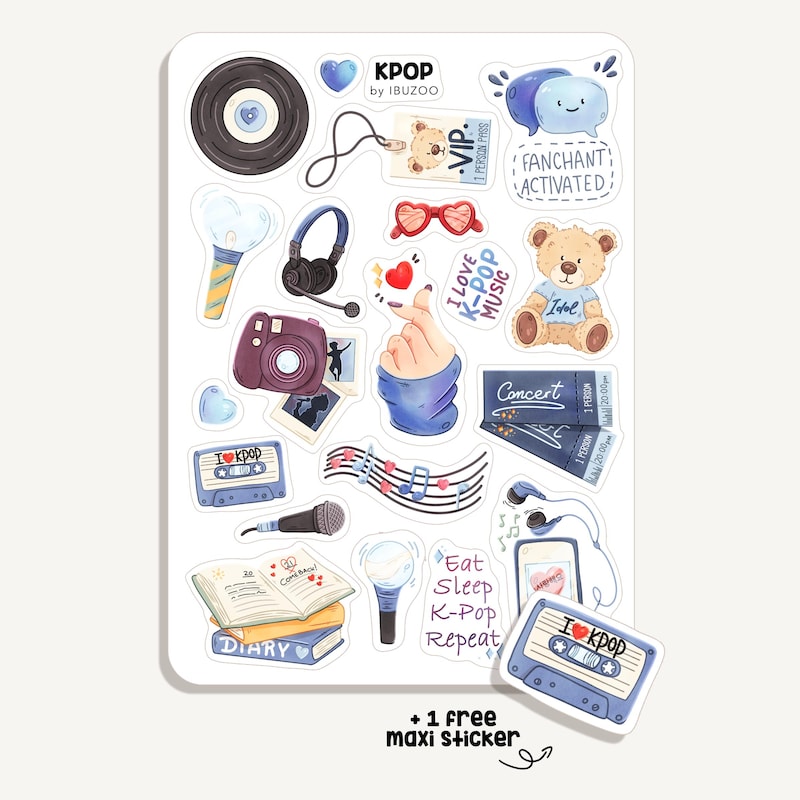 Kpop demon hunter sticker sheets - Etsy.de