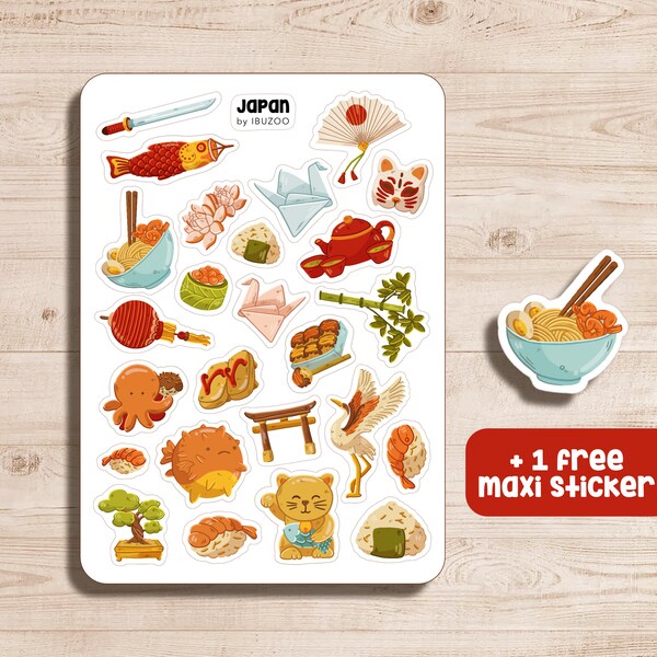 Japanese Stickers - Etsy