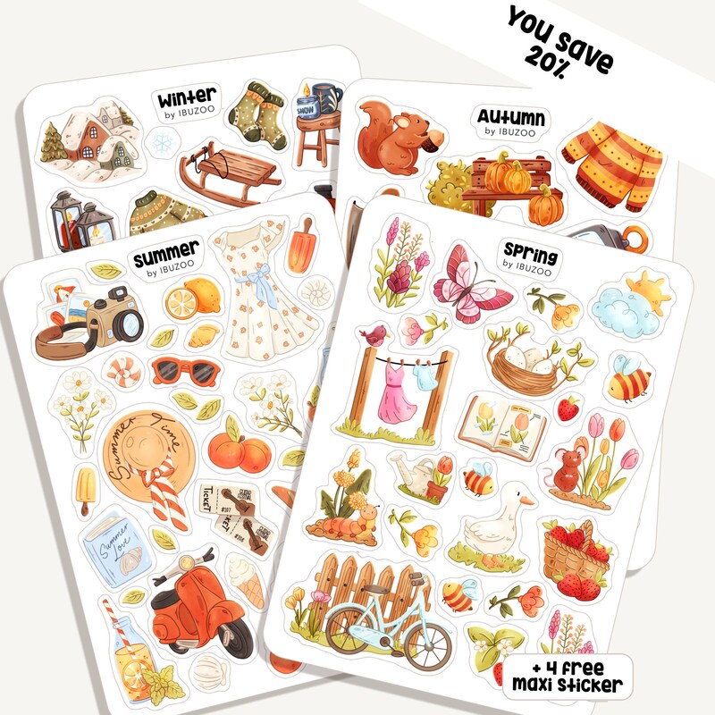 Four Seasons Water Bottle - Etsy