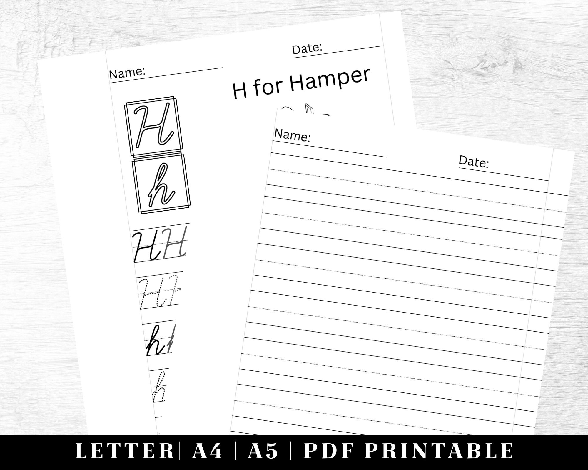 Cursive Handwriting Practice Worksheets Printable Neat - Etsy