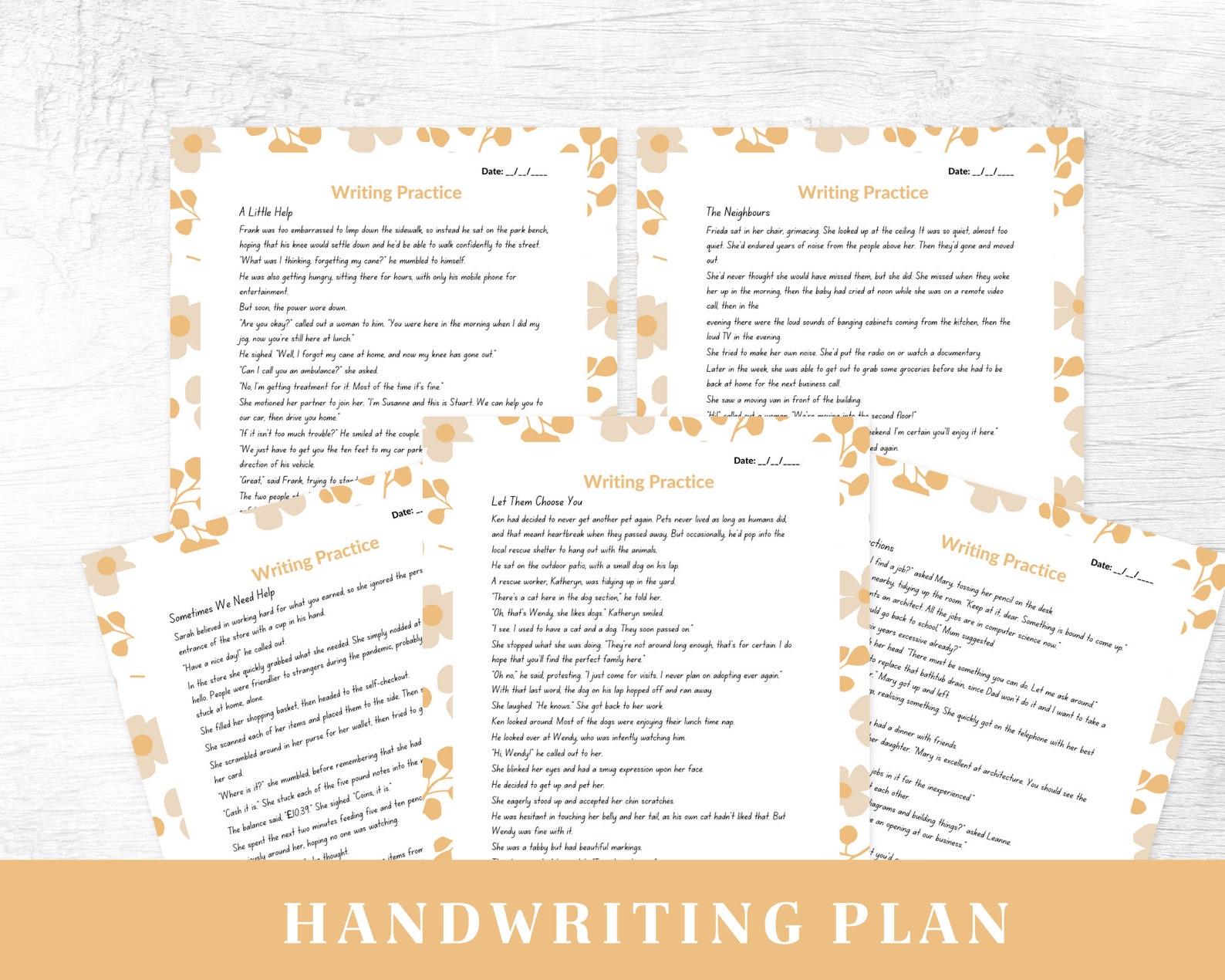 Printable Handwriting Practice Guide Neat Handwriting - Etsy
