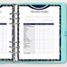 Finance Planner Printable Blue and Yellow Budget Tracker Digital ...