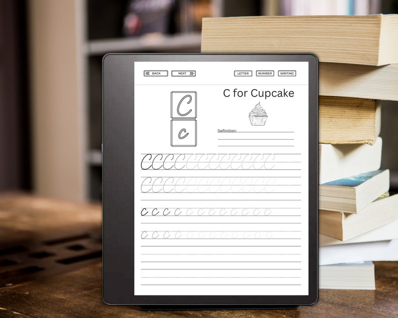 Handwriting Practice Worksheets for Kindle Scribe Kindle Scribe ...