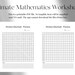 Printable Mathematics Workbook Kindergarten Math Games Preschool Math ...