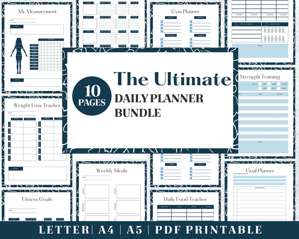 ADHD Planner Bundle Adult ADHD Organization Complete Life - Etsy