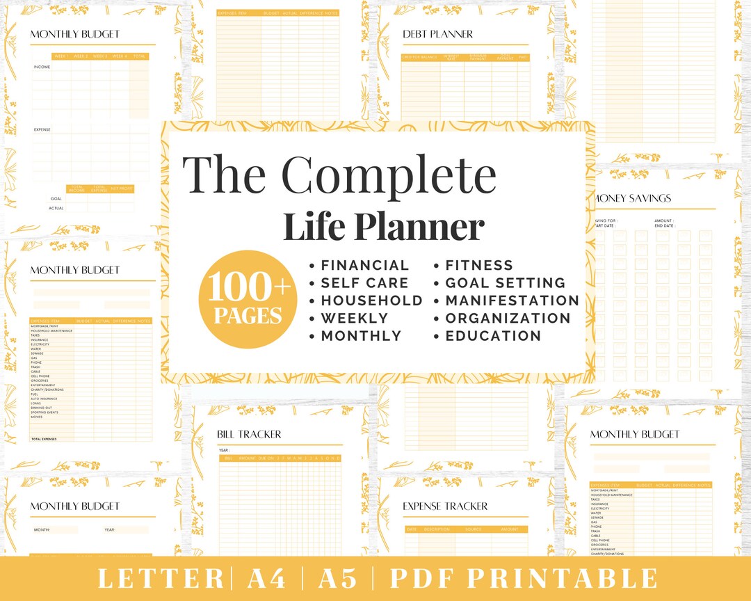 Full Life Planner | A Complete System for Planning Your Personal ...