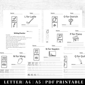 Cursive Handwriting Practice Worksheets | Printable Neat Handwriting ...