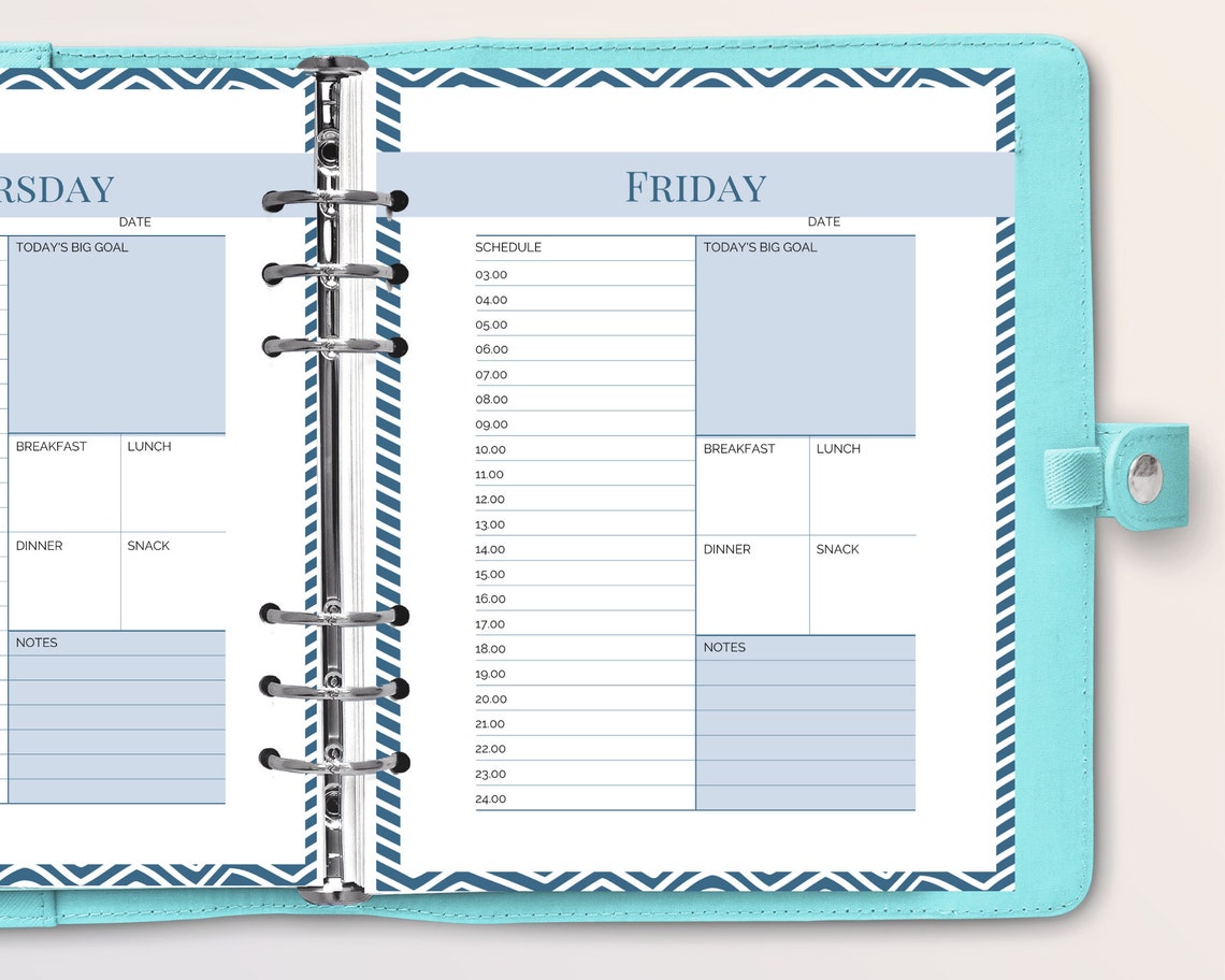 Productivity Planner Printable Daily Organization Planner - Etsy