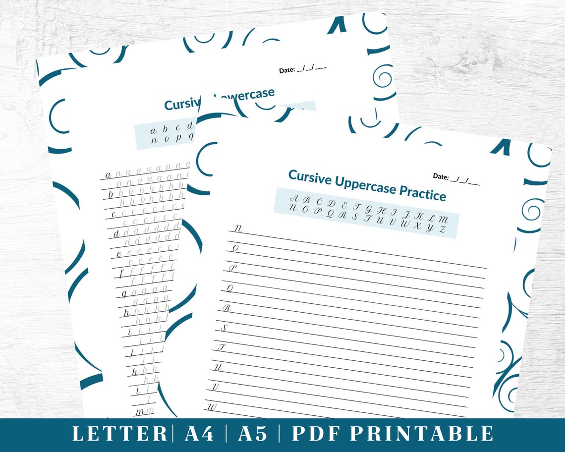 Printable Handwriting Practice Guide Neat Handwriting - Etsy