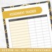 Study Planner Printable Gold Assignment Tracker Digital - Etsy