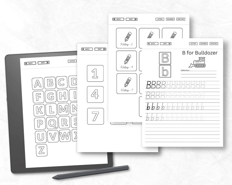 Handwriting Practice Worksheets for Kindle Scribe Kindle Scribe ...