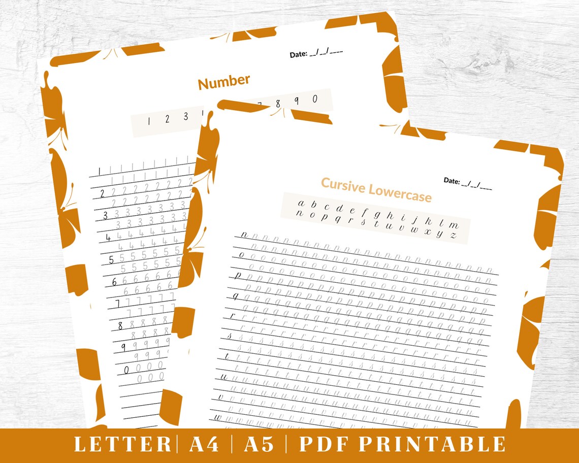 Printable Handwriting Practice Guide Neat Handwriting - Etsy