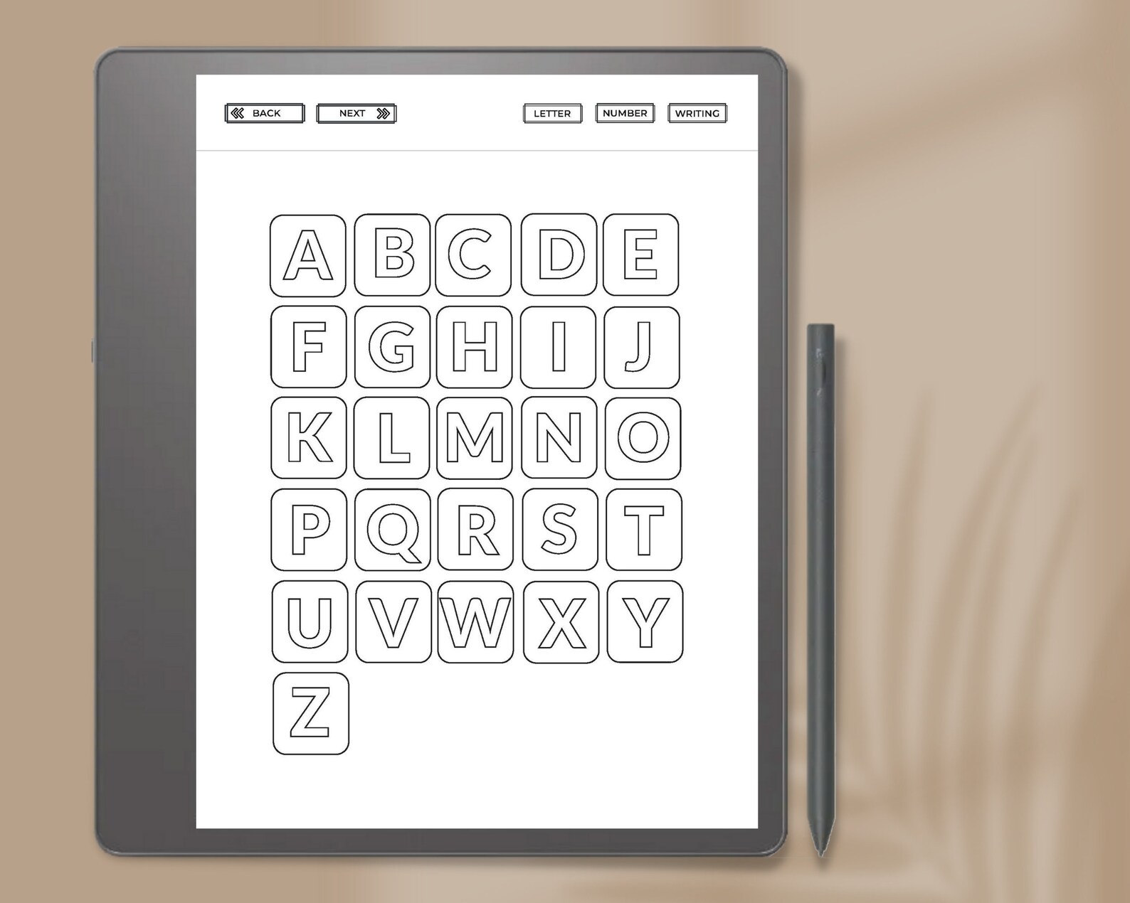 Handwriting Practice Worksheets for Kindle Scribe Kindle Scribe Template Neat Handwriting ...