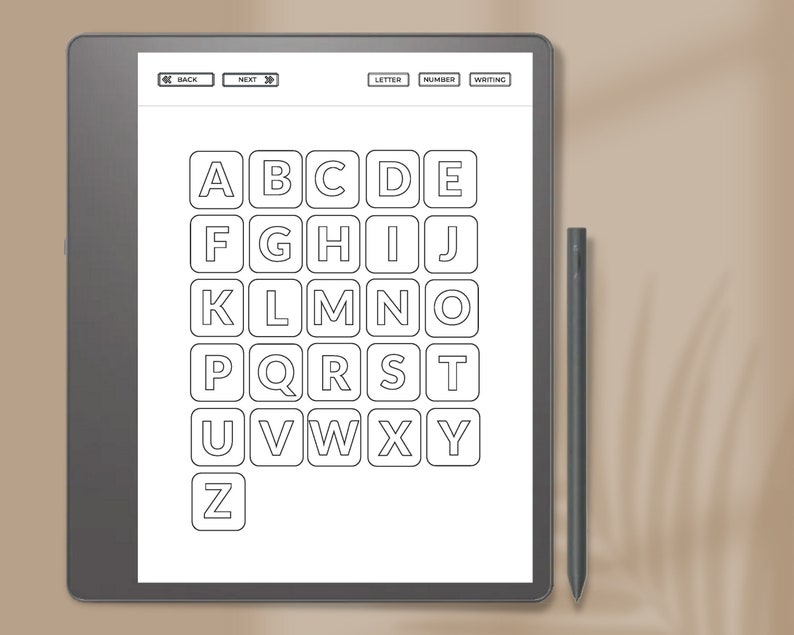 Handwriting Practice Worksheets for Kindle Scribe Kindle Scribe ...