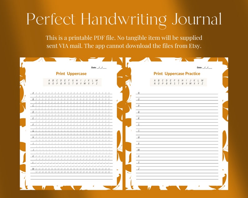 Printable Handwriting Practice Guide Neat Handwriting Worksheet Adult ...