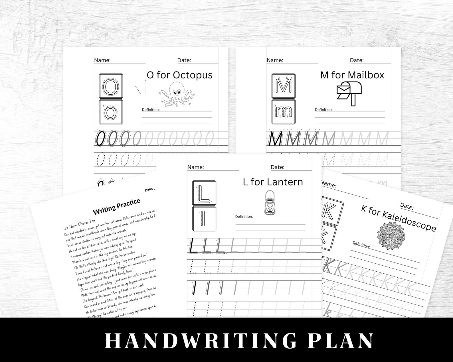 Handwriting Practice Worksheets | Printable Neat Handwriting Workbook ...