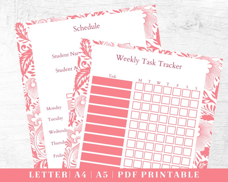Homeschool Planner | Printable Kids Planner | Undated Digital Planner ...