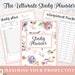 Study Planner Printable Pink Floral Assignment Tracker - Etsy